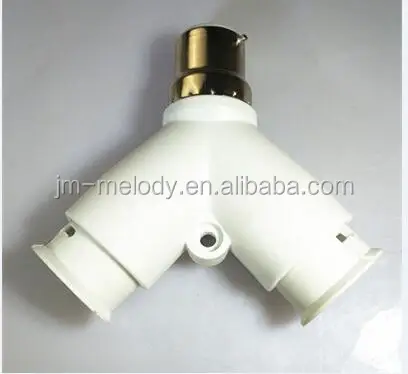 B22 to 2*B22 Splitter Adapter - Melody Lampholder Converter