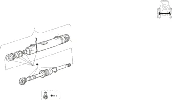 Top Grade Power Steering Cylinder 87302890 for Tractors
