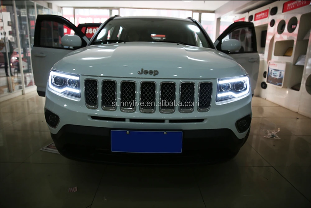 LED Headlight for Jeep Compass 2011-2015 - Bright & Durable