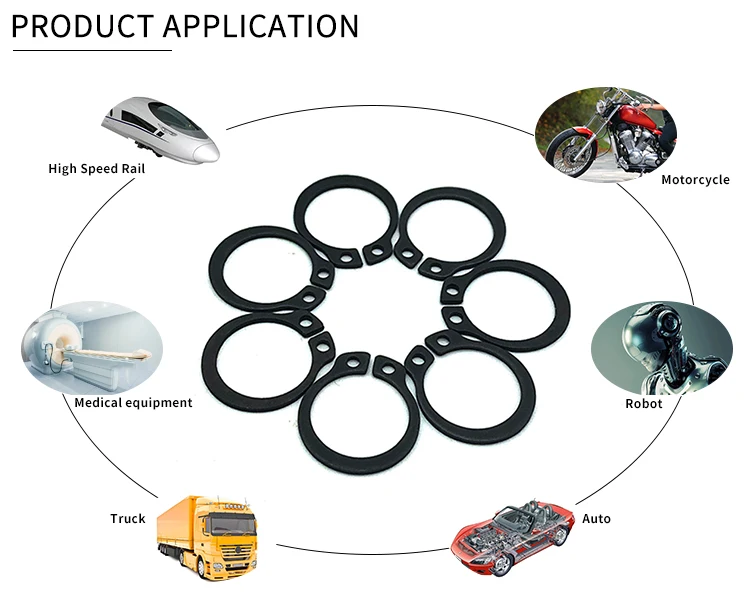 China Wholesale Oem Stainless Steel Flat Spring External E Clip Washer For Shaft Din 471 12mm ...