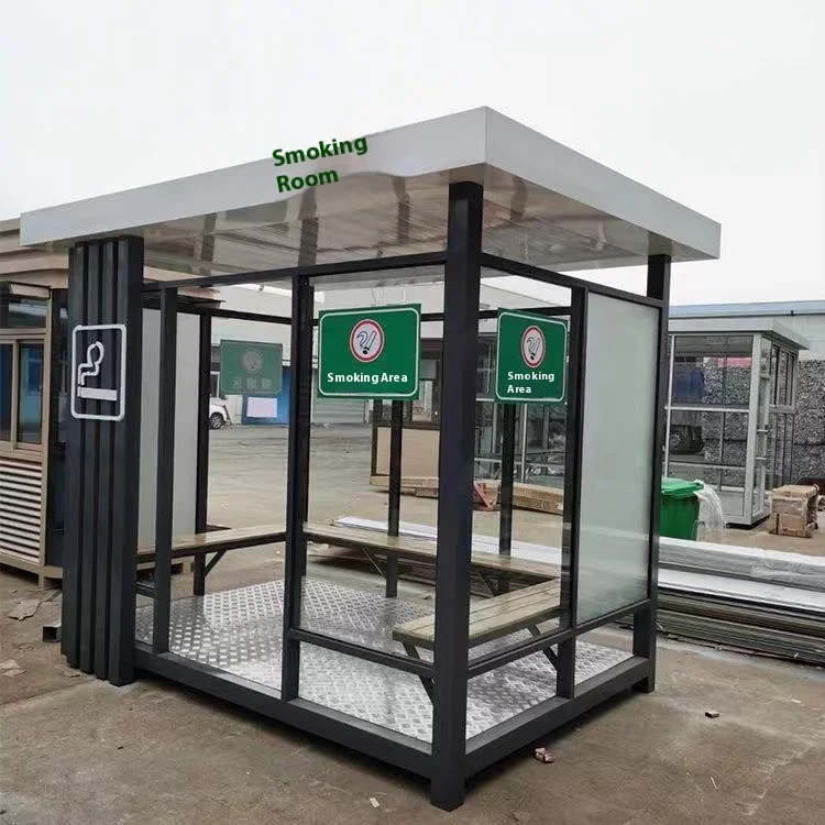 Customizable PHOWON XYS-01 Steel Smoking Pavilion for Office