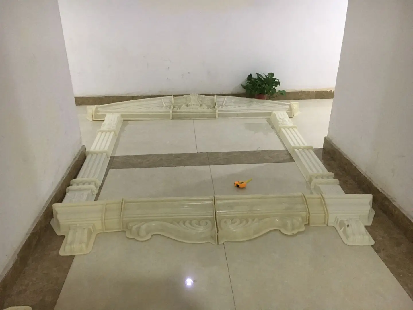 Exterior Decorative Cement Window Frame Molding Plastic Molds for Building