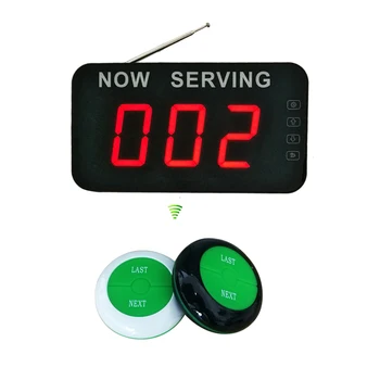 3-digit Now Serving Number System Waiting Calling Device For Restaurant ...