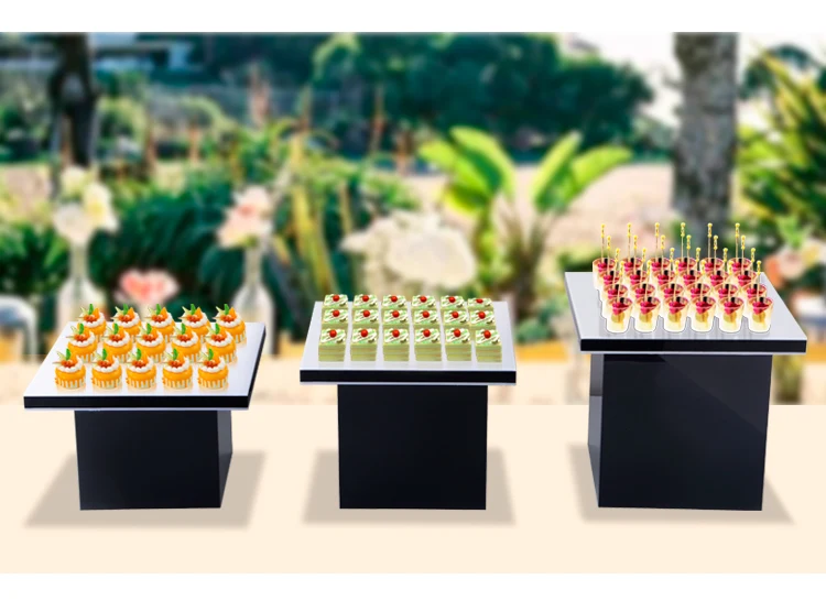 Acrylic Dessert Table Set - Elegant Buffet Display