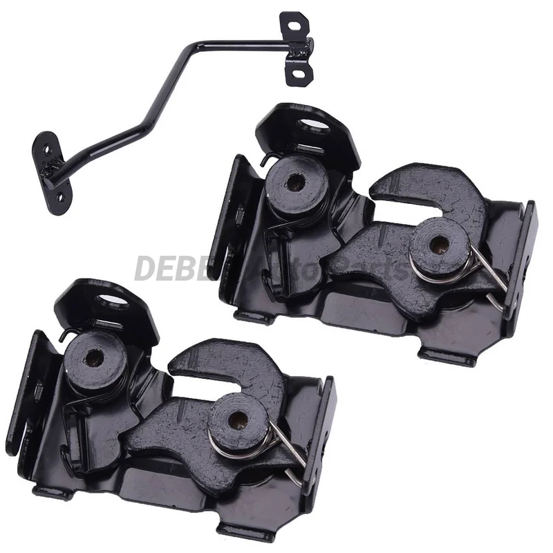 3pcs For Mercedes W212 E350 E400 Hood Safety Catch Lock + Center ...