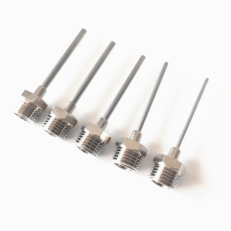 Metal Dispensing Adhesive Machine Fill Needle M6 Thread Blunt Needle ...