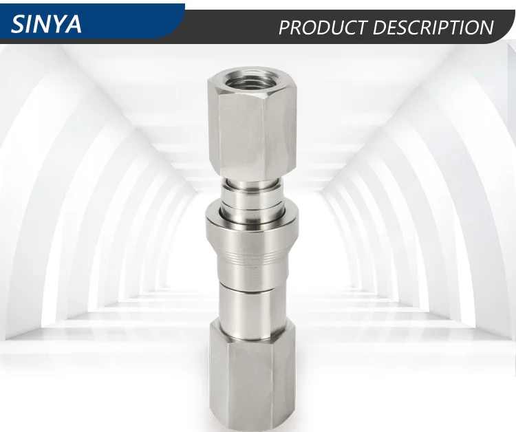 High Pressure Stainless Steel Instrumentation Connectors