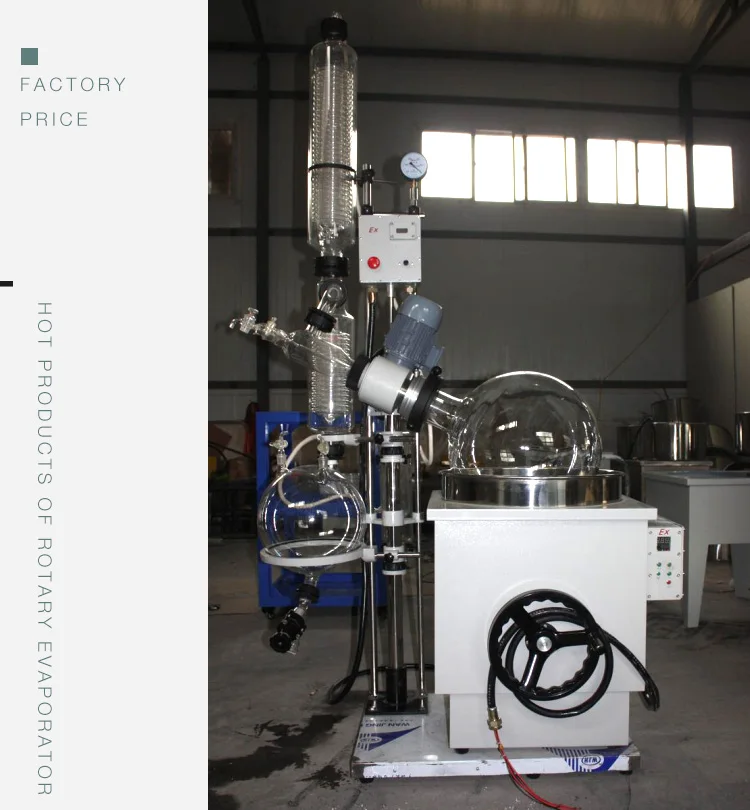 Industrial Rotary Evaporator 50l Reflux Condenser With Vacuum Pump ...