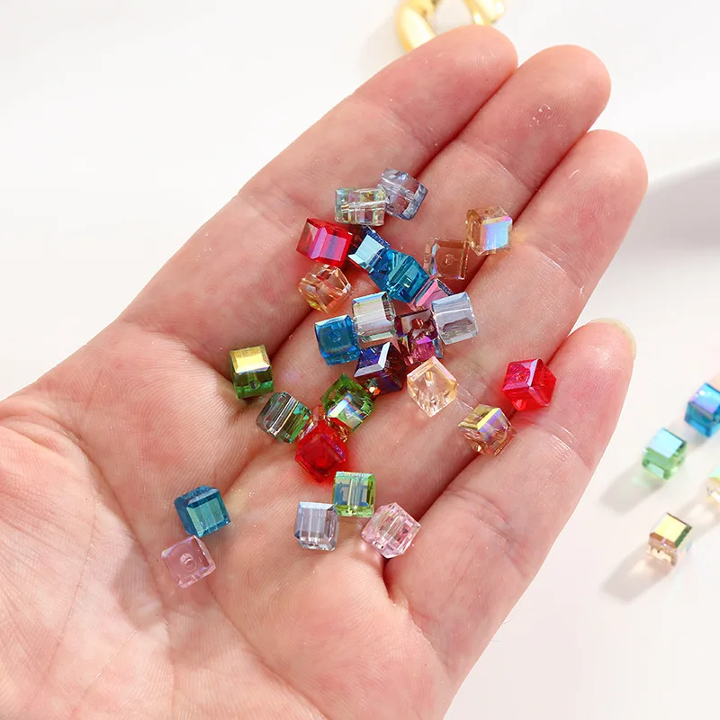 Aurora Color Sugar Crystal Beads - Loose DIY Beads for Bracelet ...