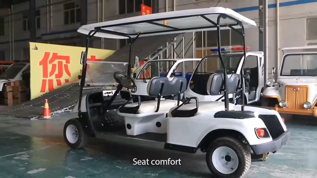 Cheap Chinese Golf Carts 4 Wheels 2 Seats Luxury Electric Golf Cart ...