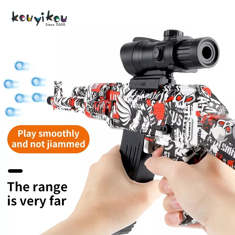 Kyk Ak47 Sniper Rifle Pellet Splatterball Splat Guns Ak-47 Water Gell ...