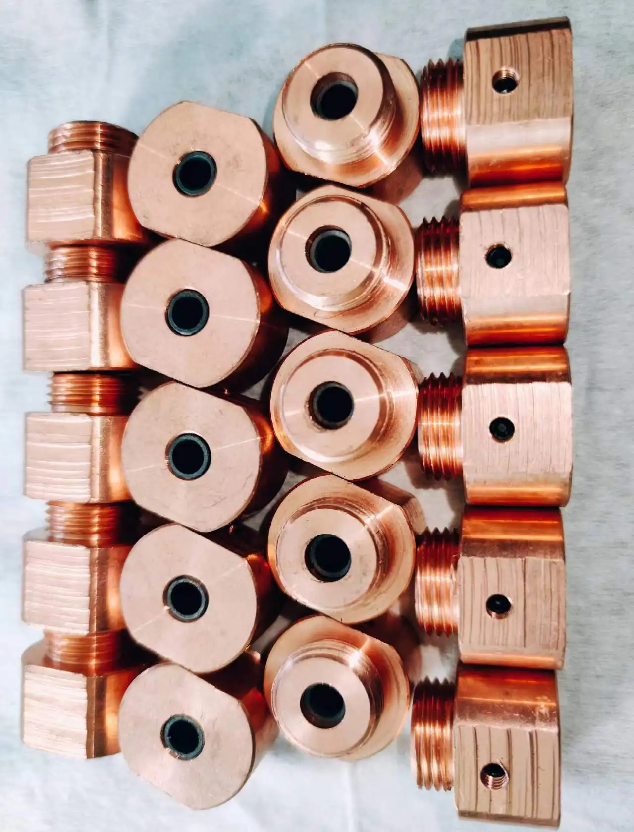 Nut / Bolt Welding Electrode With Guide Pins Kcf Sleeves For Projection ...