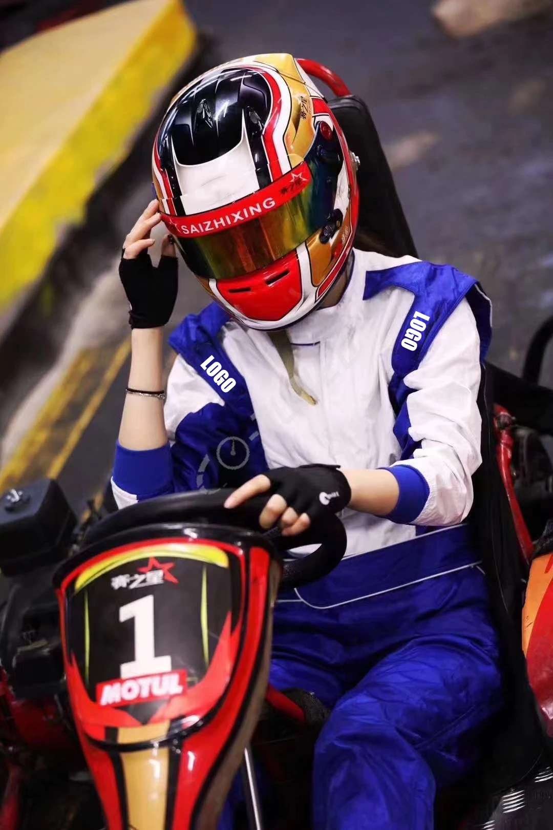 Professional F1 Kart Racing Suit Jacket for Men & Women - Waterproof ...