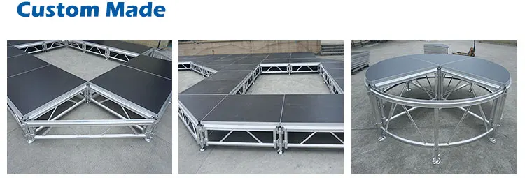 Aluminum Portable Stage 4x8 For Outdoor Event - Buy High Performance ...