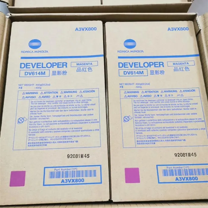 Japan Original Copier Developer DV614 for Konica Minolta