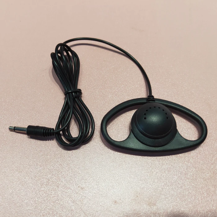 One Ear D Shape Ear-Hook Wired 2.5mm/3.5mm Tour Guide Headset