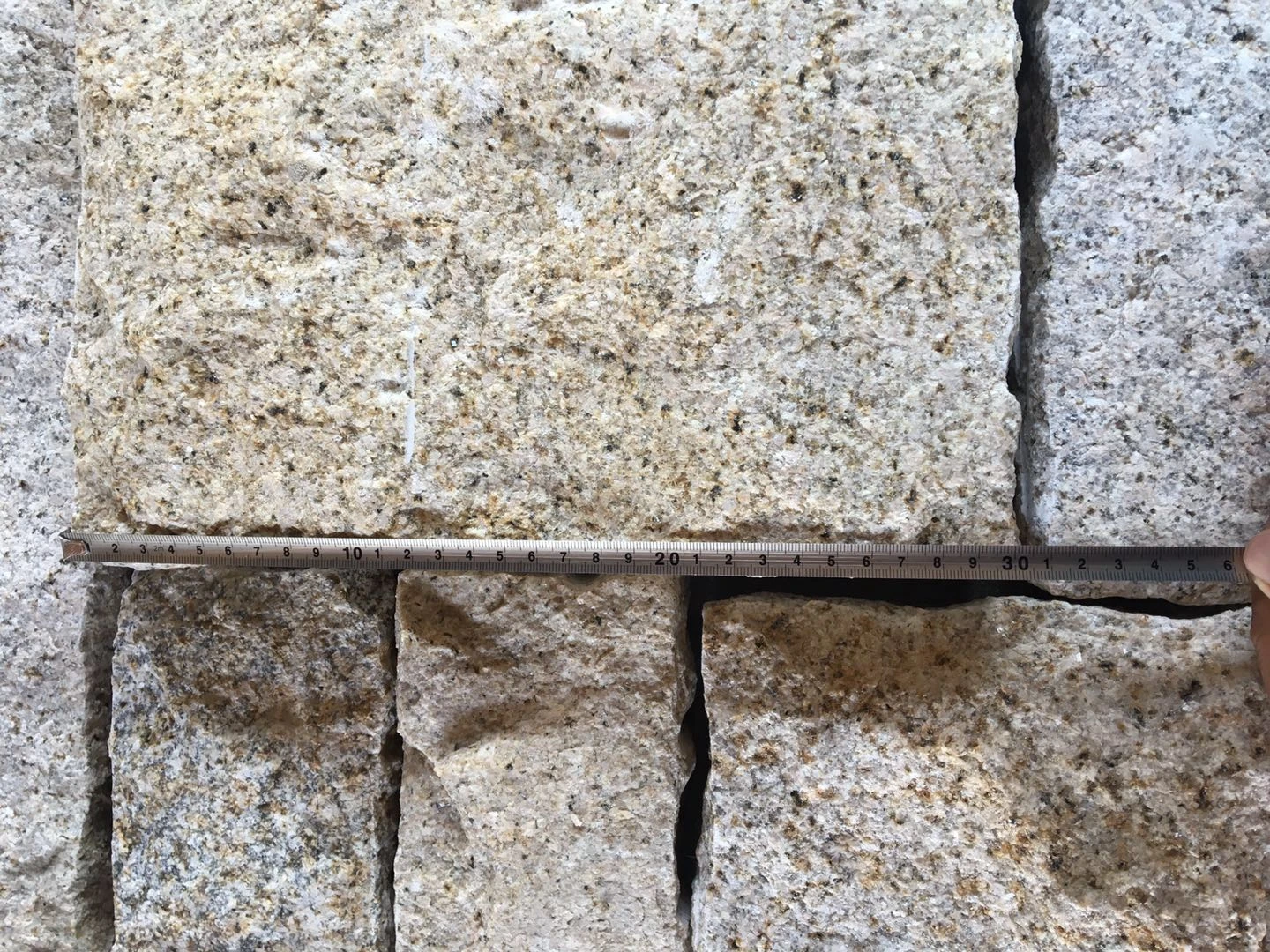 Sunset Yellow Granite Stone Exterior Wall Cladding