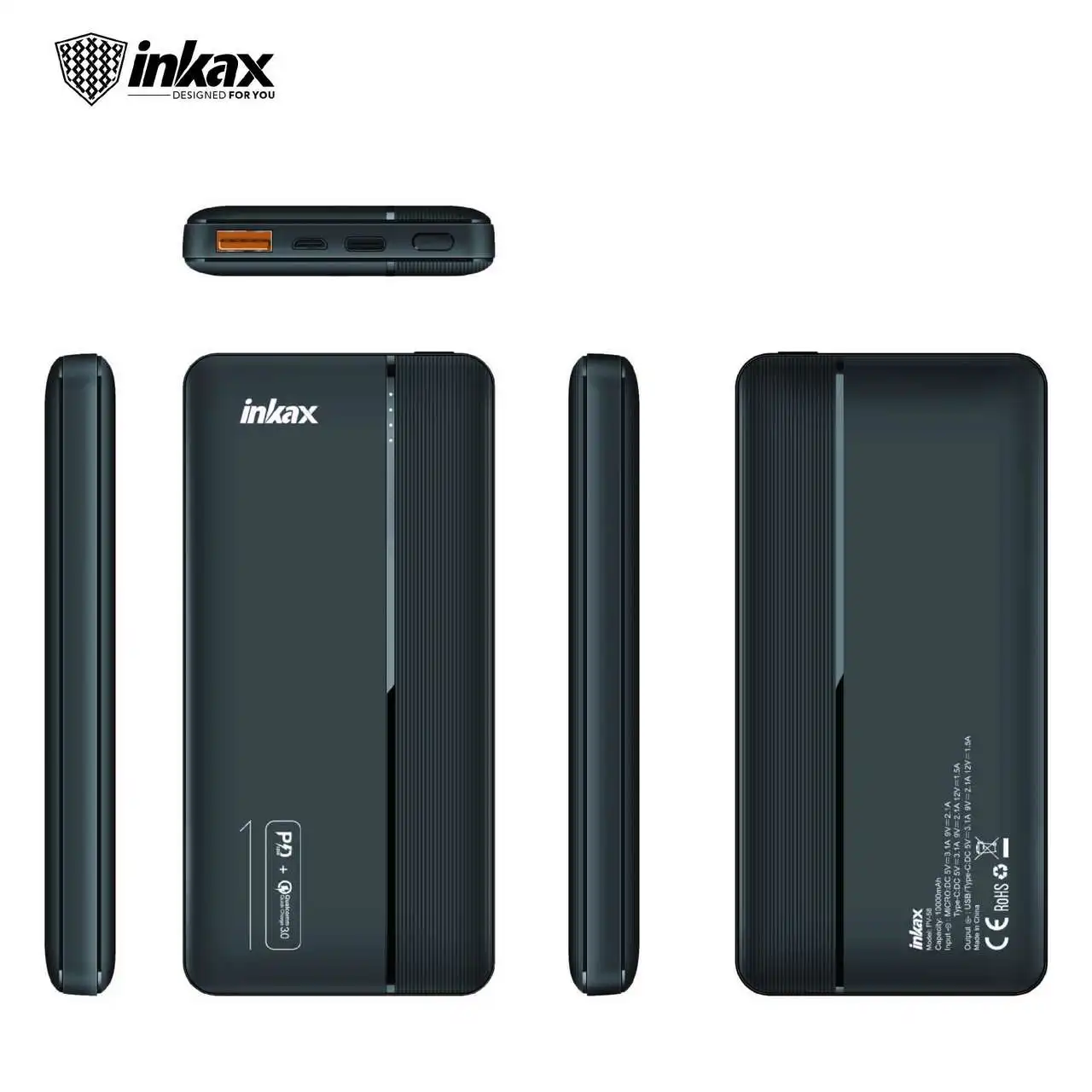 Inkax Wholesale New Power Bank 10000mah Quick Charge With Qc3.0 And Pd ...