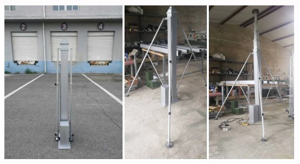 Square Tube Electrical Motor Driven Telescoping Mast