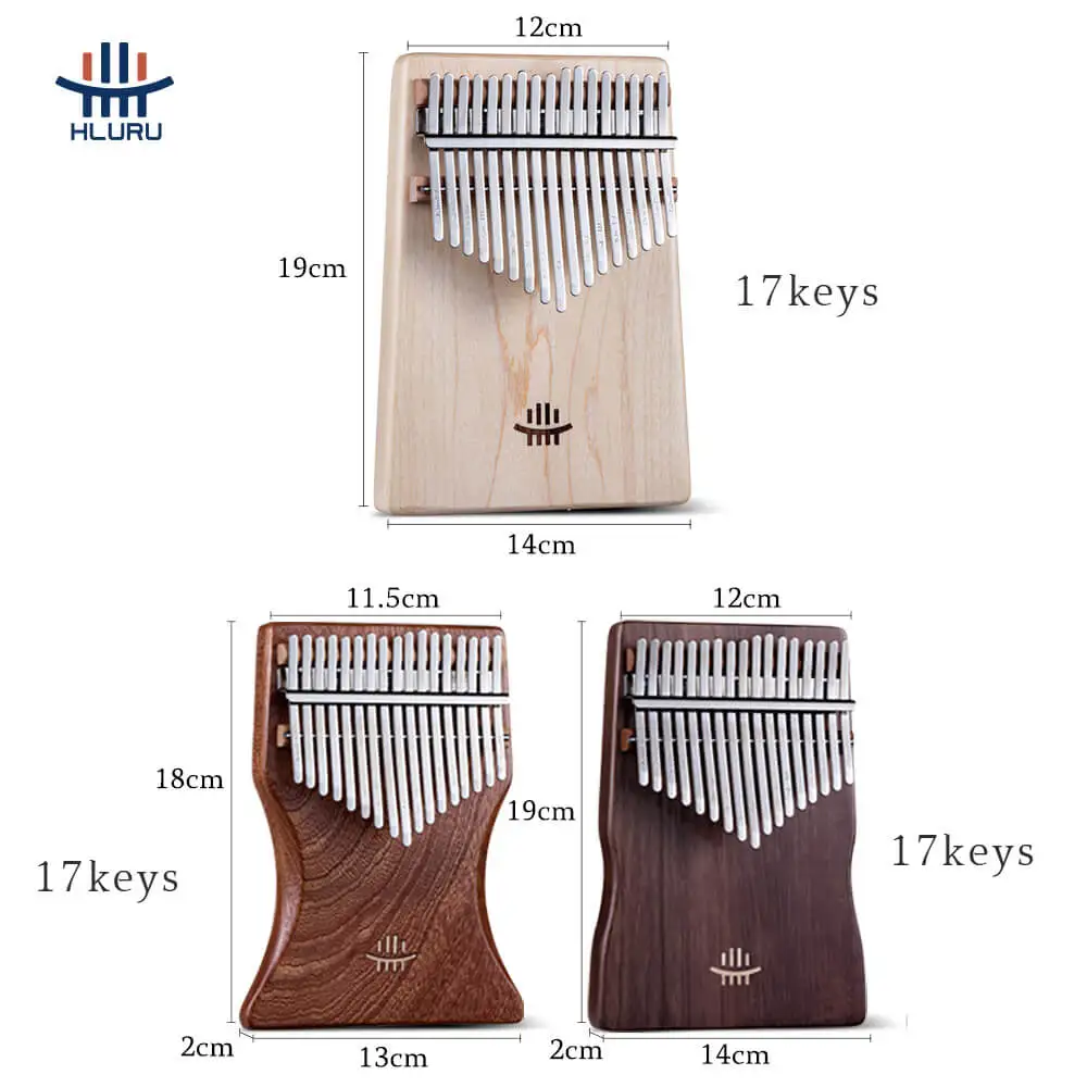 Hluru 17 Key Kalimba Solid Wood Musical Instrument - Buy Musical ...