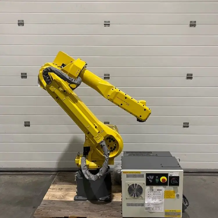 6 Axis Robot Arm Fanuc M-20iD/12L With CNGBS Welding Positioner and ...