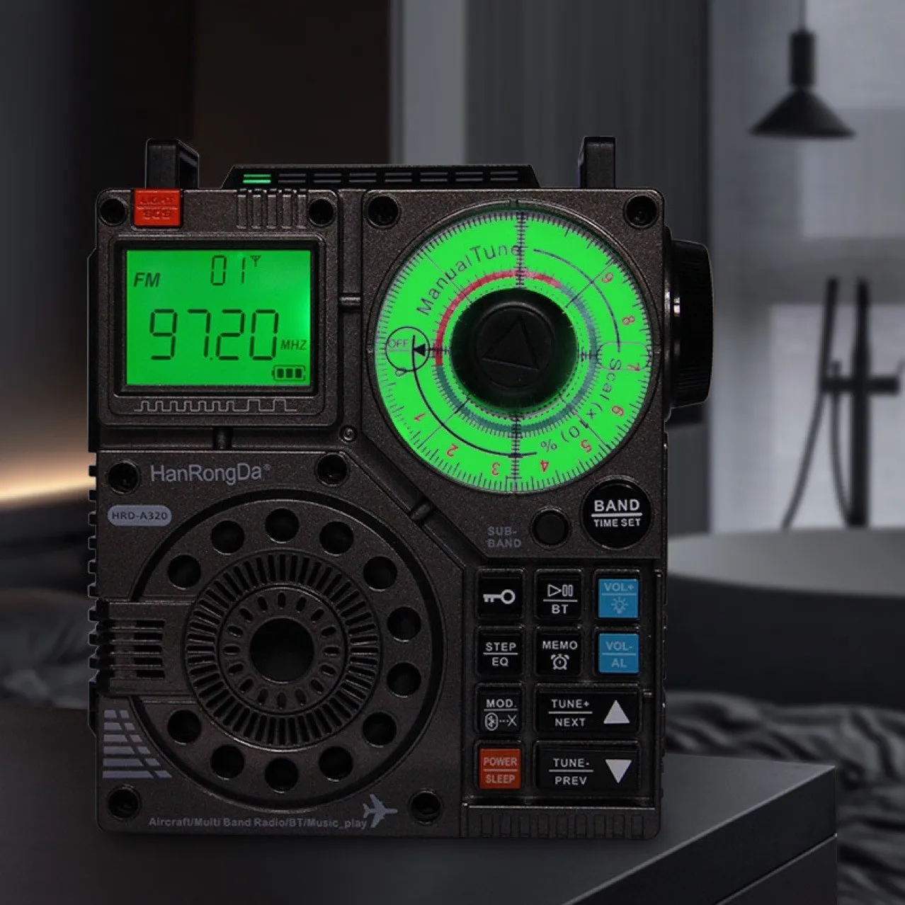 HRD-A320 Retro Bluetooth VHF & NOAA Weather Radio Receiver