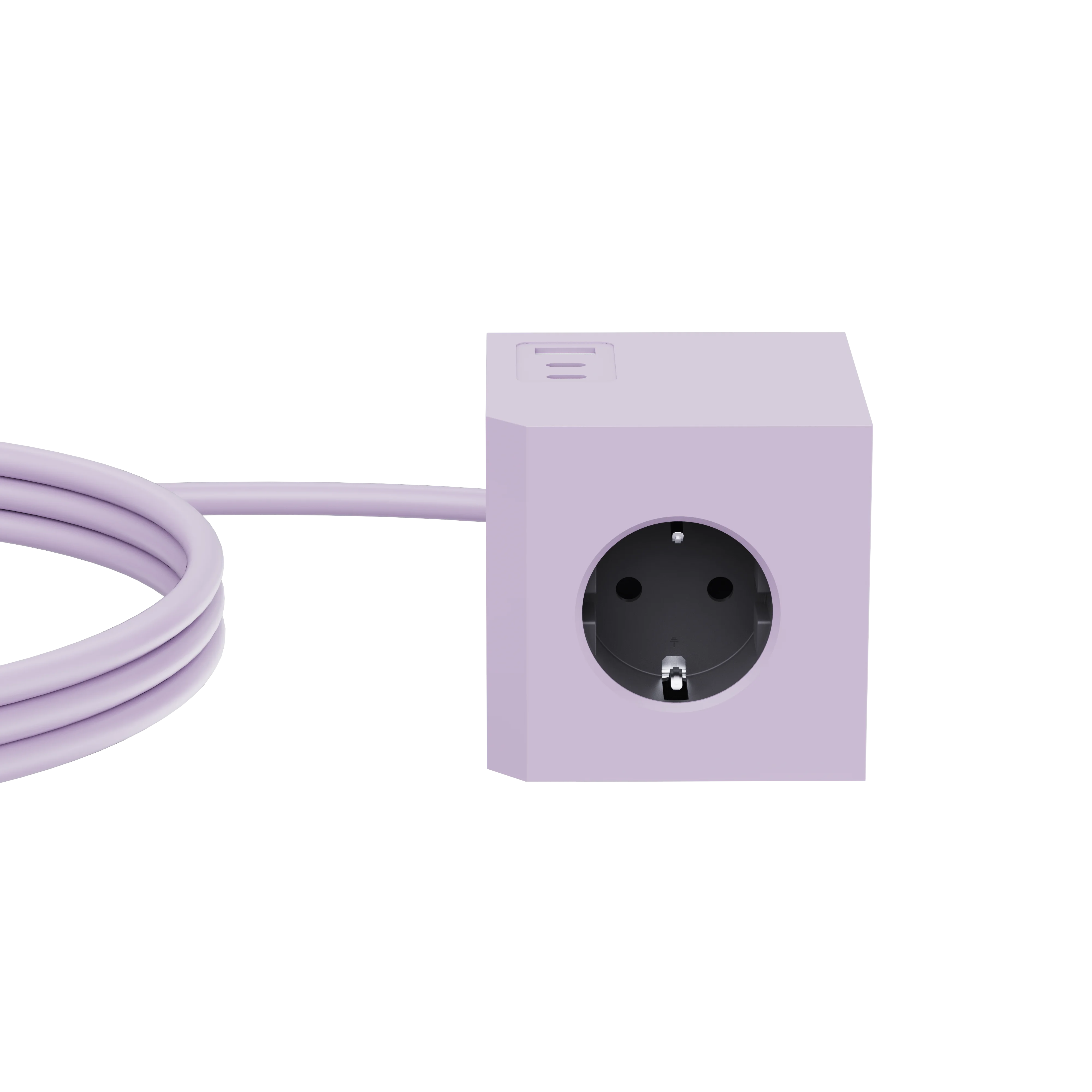 Cube Socket Power Extension with USB - Modern & Versatile