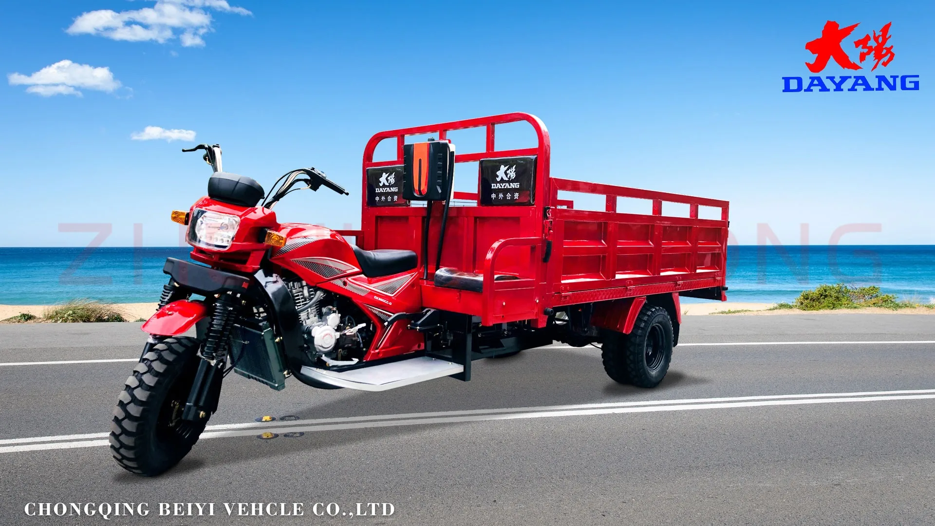 Motorized Cargo Trike 250cc Three Wheel Motorcycle Gas Or Petrol Fuel ...