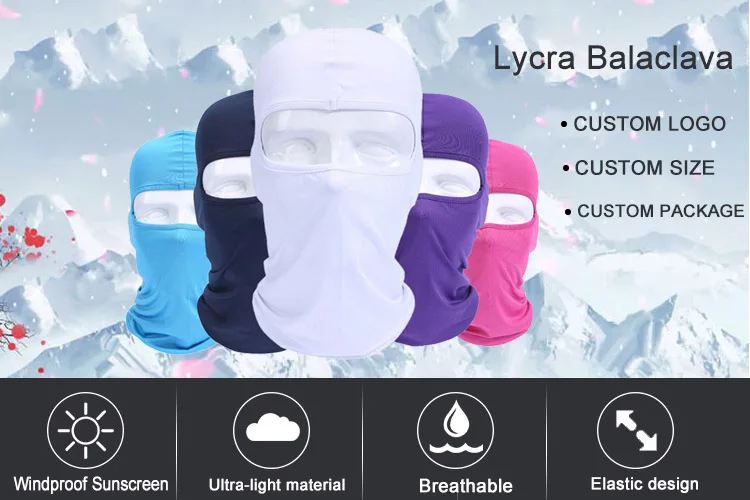Wholesale Custom Logo Balaclava - Breathable & Solid Design