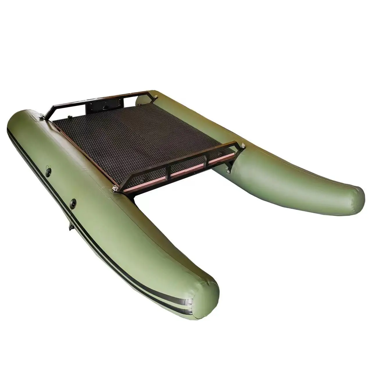 TPU Pontoon 1 Person Inflatable Boat - Lure Fishing Catamaran