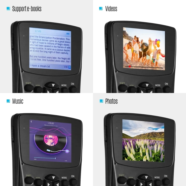 Magic MP4 Player Calculator with Emergency Button & Privacy Film