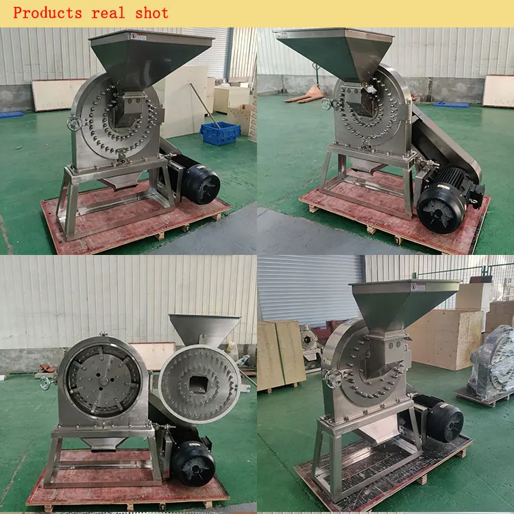 Food Processing Machine Grain Mill Pulverizer for Sale with Engine ...