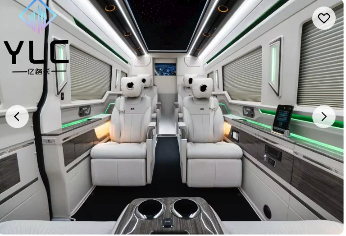 2024 Mercedes Sprinter Van Full Interior Walls Upgrade VIP Luxurious ...