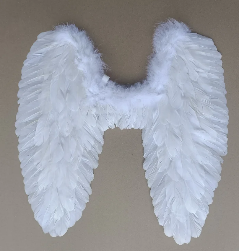 Fancy White Feather Wings Angel For Dress Stage Party Decoration - Buy ...