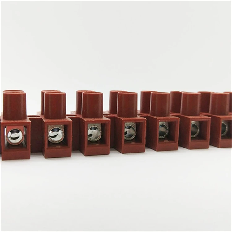 PA10-12P Red Terminal Block Connector – 12 Pin Nylon Housing, 450V ...