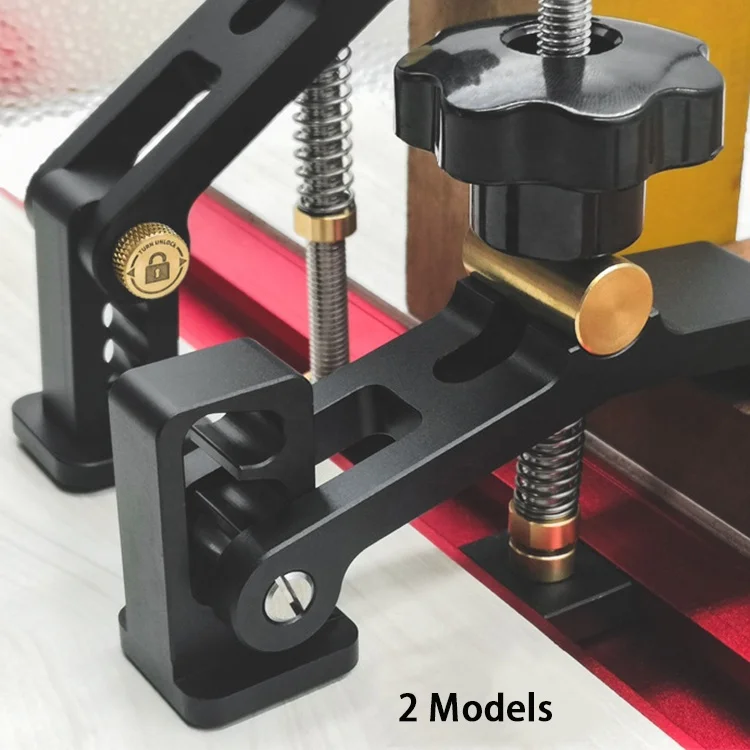 Heavy Duty T-Track CNC Router Hold down Clamps for Woodworking Tools