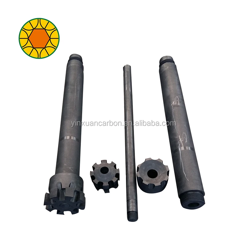 Molten Aluminum Degassing with High Temperature Graphite Rotor Shaft