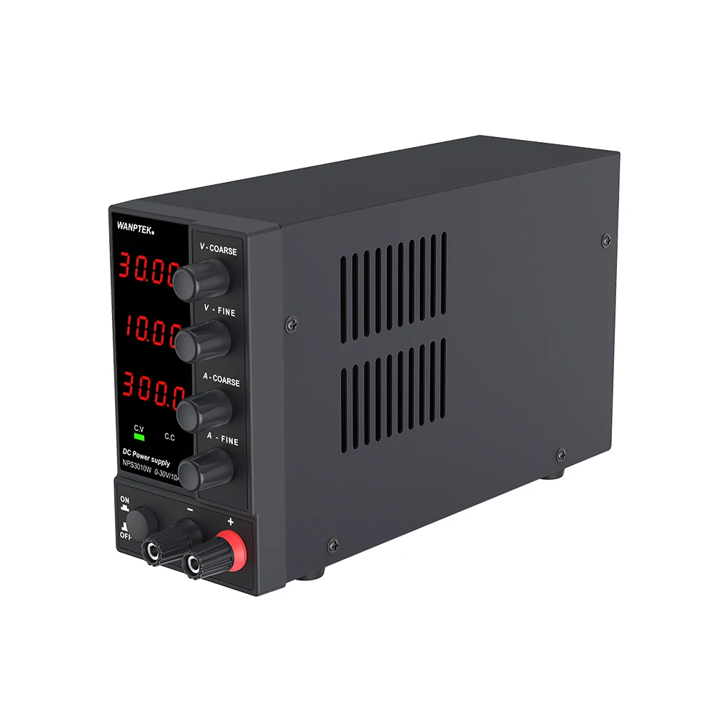WANPTEK 30V 10A Adjustable Power Supply - Reliable & Versatile