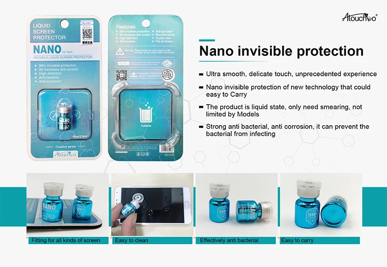 Hi-tech Universal Transparent Nano Liquid Screen Protector For Mobile ...