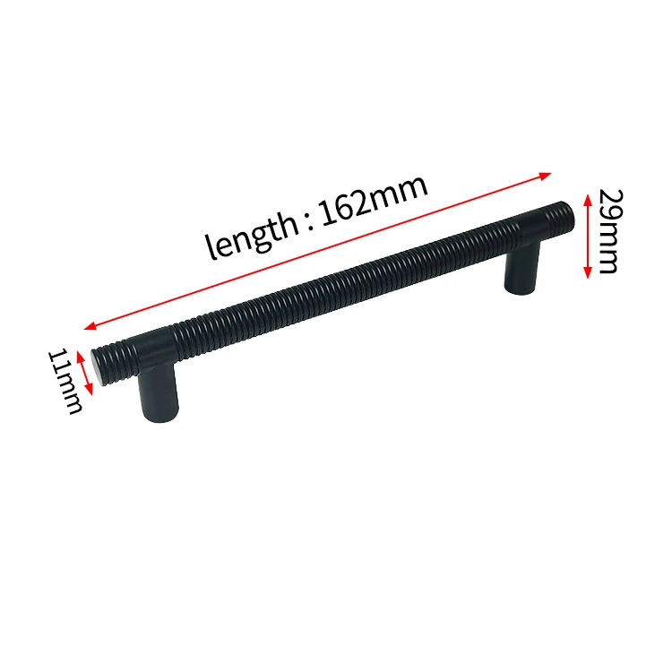 128mm Simple Gold Plastic Threaded Cabinet Door Handle For Dresser ...