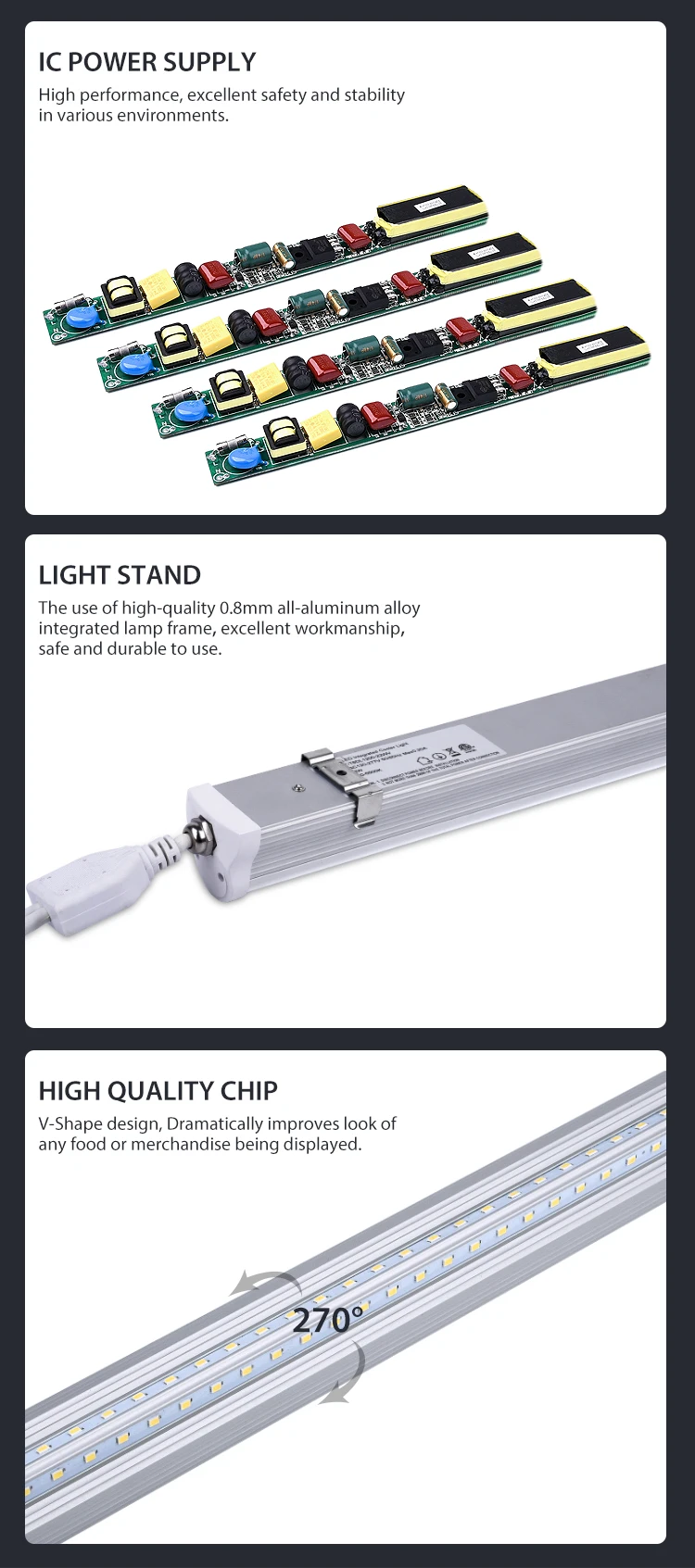 Led Freezer Energy Saving White Led Integrated Tube Lighting Best Price ...