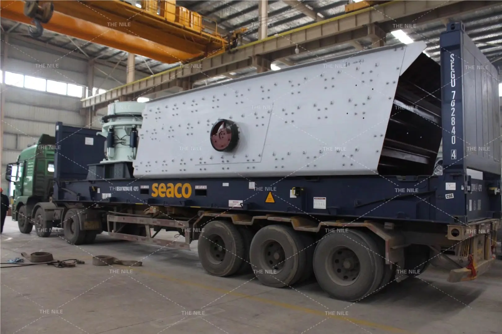 Eccentric Shaft High Efficient Vibrating Screen by the Nile