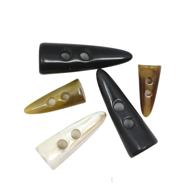 2 Hole Polyester Sewing Resin Toggle Button for Garment