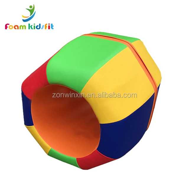 ZONWINXIN Kids Soft Play Cylinder Rainbow Barrels Toys