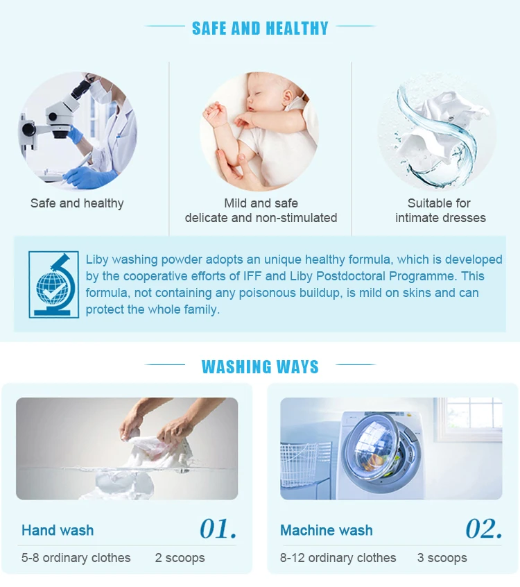 LIBY Washing Detergent Powder - Sustainable & Effective