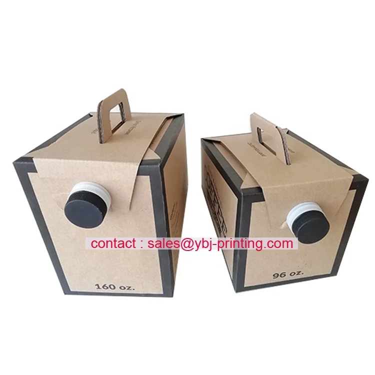 96oz/128oz/160oz Disposable Coffee Bag In Box With Valve Coffee Box ...