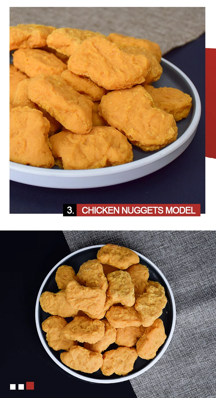 Fake Food KFC Crispy Fried Chicken Drumsticks Model
