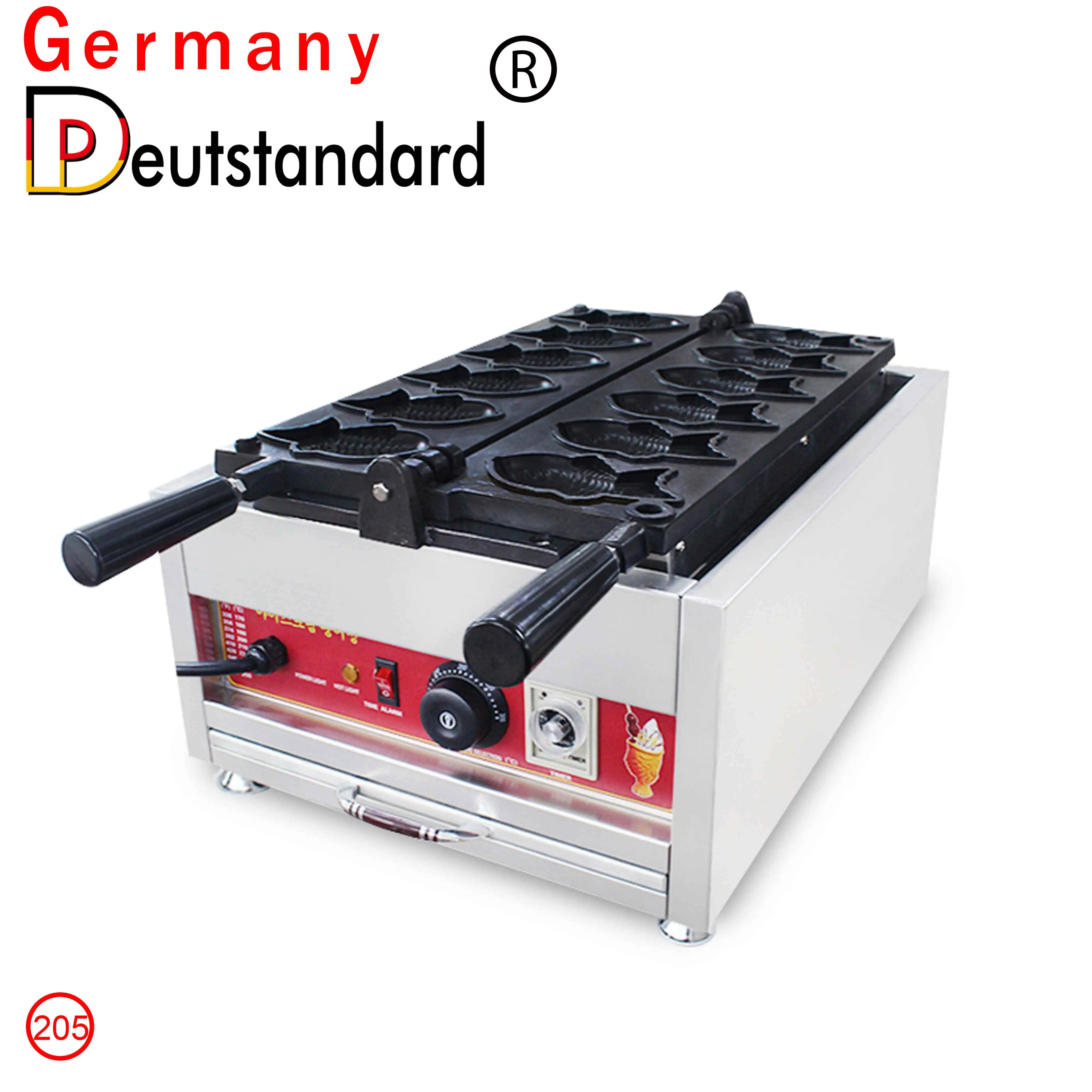 Electric Japanese Fish Taiyaki Baker Cooker Maker Iron Machine