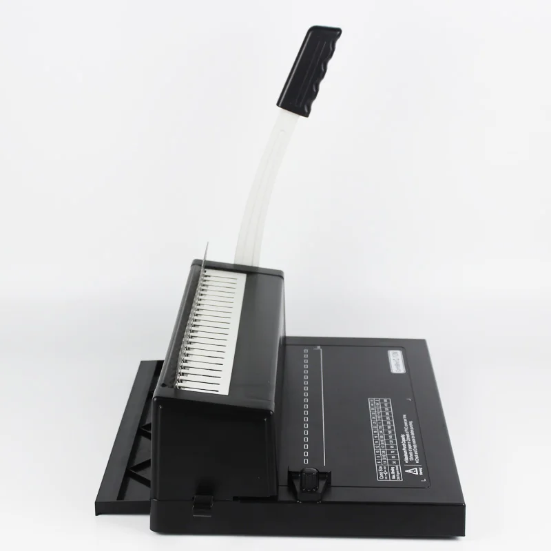 WDC12M Rubber Ring Binding Book Machine 21 Holes Comb Book Binding ...