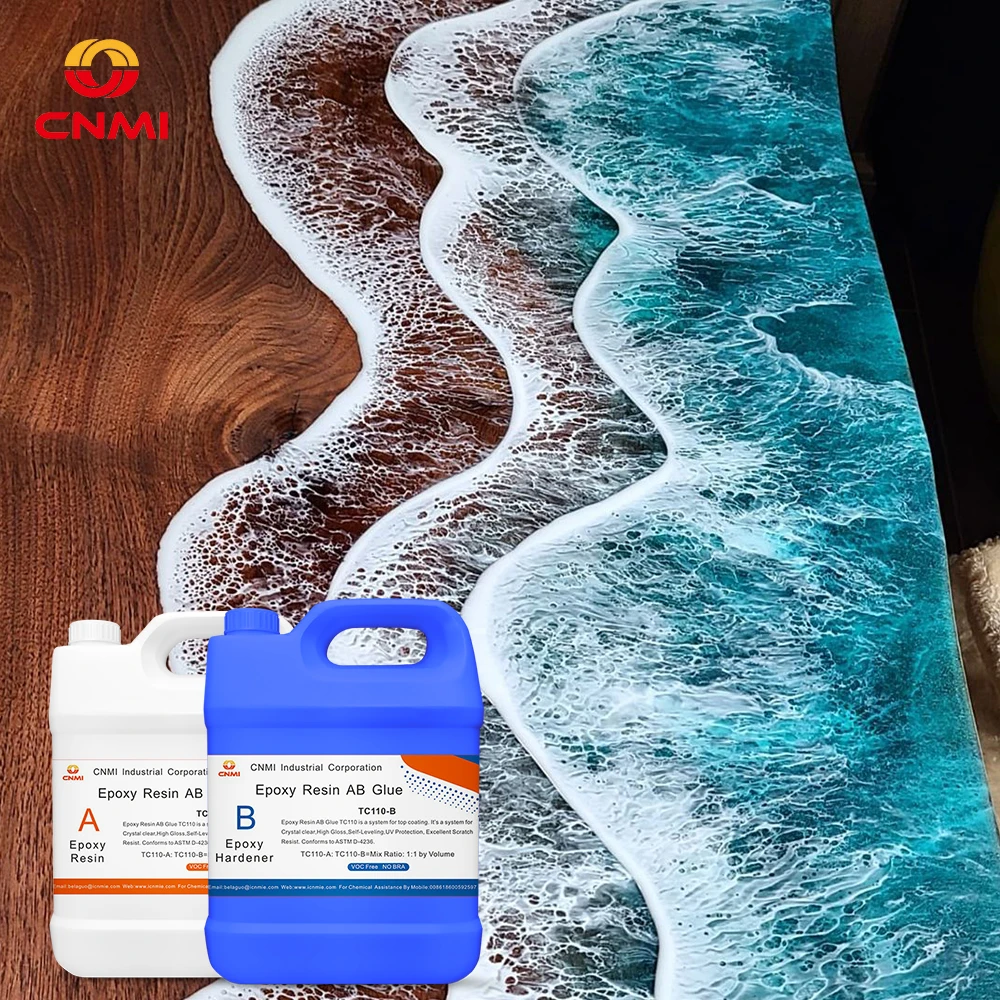 Epoxy Resin 1:1 Tc110 Epoxy Resin Ab Handmade Craft Kit High Viscosity ...